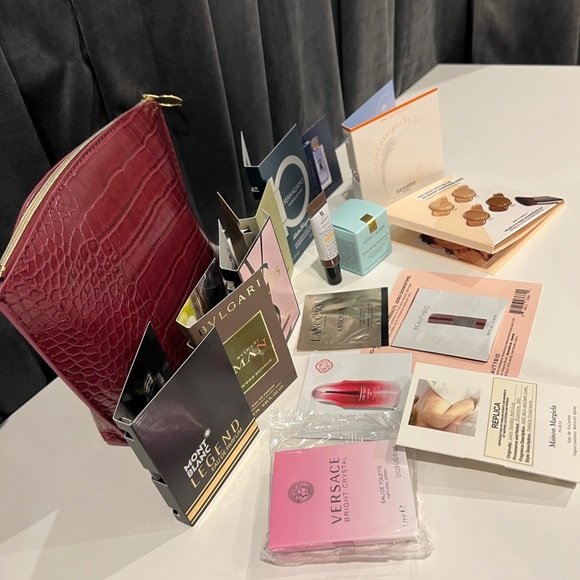 Skincare | Sample Set With Makeup Pouch | Poshmark